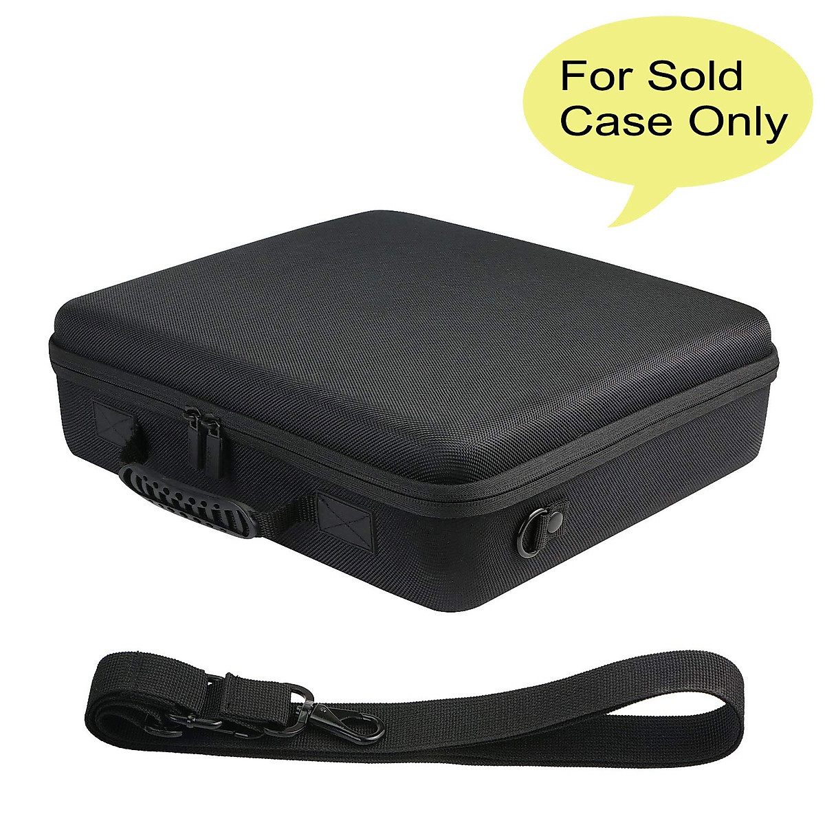co2CREA Hard Travel Case Replacement for Xbox Series S Game Console Wireless Controller (Black Case)