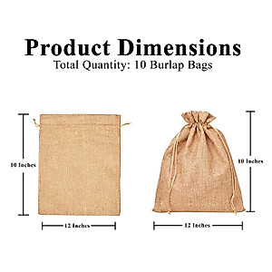 Mandala Crafts 50 Flower Drawstring Gift Bags – Small Burlap Bags with Drawstring 5x7 Inches – Floral Gift Bags Drawstring Pouch Set for Wedding Party Favors