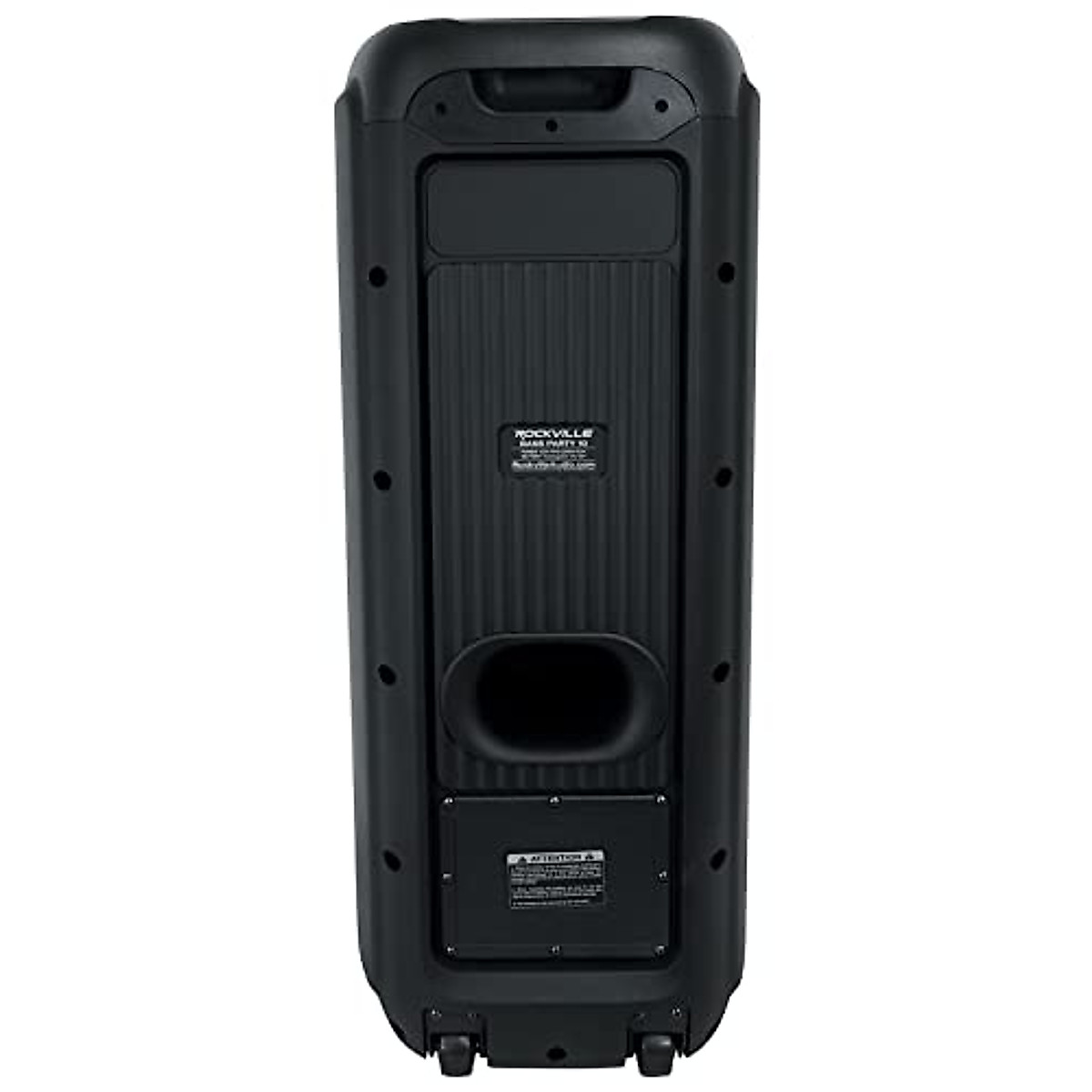 Rockville BASS Party 10 Dual 10" Portable Battery LED Party Bluetooth Speaker