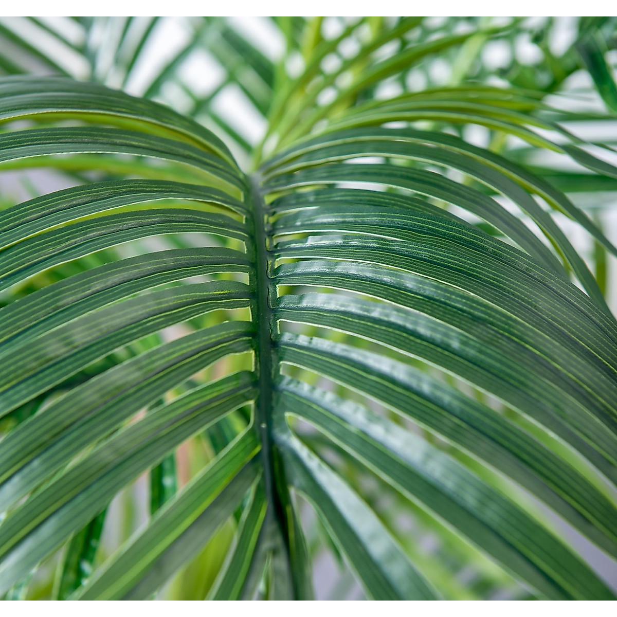 HAIHONG 4.5FT Artificial Palm Tree,Faux Areca Palm Plant with Real Touch Leaves and Adjustable Branches,Fake Tropical Palm Tree for Home Office Indoor Outdoor Modern Decoration