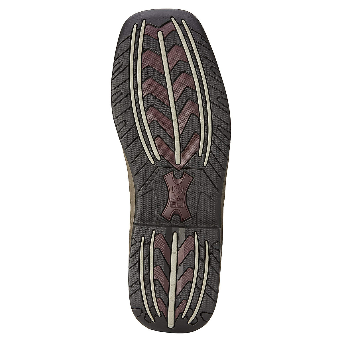 Ariat Mens Terrain Wide Square Toe Steel Toe Work Boot Distressed Brown 11