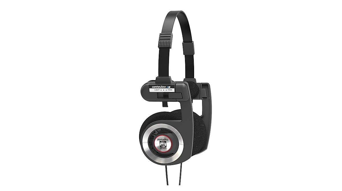 Koss Porta Pro Black Headphones with Hard Carry Case