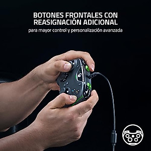 Razer Wolverine V2 Wired Gaming Controller for Xbox Series X|S, Xbox One, PC: Remappable Front-Facing Buttons - Mecha-Tactile Action Buttons and D-Pad - Trigger Stop-Switches - Black