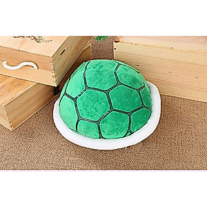 WYIKE Casual Animal Backpack Turtle Shell Backpack Cartoon Plush Small Backpack (Green)