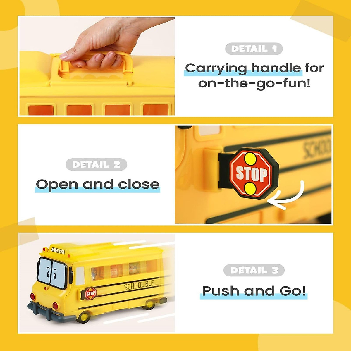 Robocar Poli Toys, Carey Carrier Sound & Light, Transport Cargo Plane Toy, Diecast Vehicle Storage Airplane, Kids Toys for Ages 3 and up