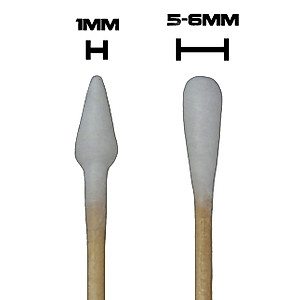 Type-III Universal Gun Cleaning Kit w/ 200pc 6 Inch Tapered/Regular Tip Cotton Swabs and Black Double Sided Nylon Brush