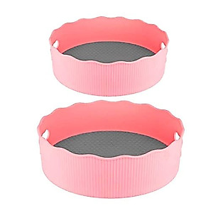 Lazy Susan Countertop Turntable. Kitchen Pantry Cabinet Rotating Organizer. Spice Storage Rack. Bathroom Vanity Shelf Table