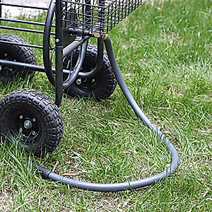 Worth Garden 5/8 in. x 3ft Short Hose - Durable PVC Non Kinking Heavy Duty Water Hose with Brass Hose Fittings - 12 Years Warranty - H055D01