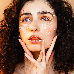 60 g Gold & Silive Confetti Christmas Confetti Stars Moons Planet Confetti Holographic Star And Moon Table Confetti For Party DIY Rainbow Metallic Glitter Foil Sequin Scatter For Birthday Wedding