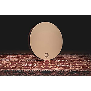 Meinl, 20 inches Frame Drum with Metal Rings, DAF-NOT Made in China-Coated Synthetic Head, Antique Brown Finish, 2-Year Warranty, 20" Diameter (FD20D-TF)