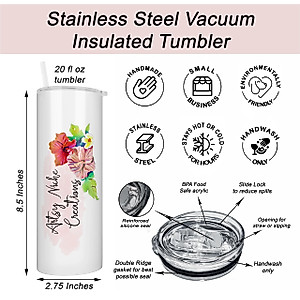 20 oz Lisa Characters Frank Rhinestone Print Handmade Stainless Steel Insulated Sublimation Tumbler