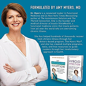 Dr. Amy Myers Kids Multivitamin Chewable for Optimal Health - Activated B Vitamins, Zinc, Selenium, Iodine + More - 23 Vitamins & Minerals, Gluten Free - Berry Flavor, 120 Tablets