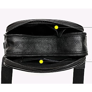 Pocadri Women's One Shoulder Bags Leather Satchels Fashion Crossbody Bag Medium Purse With Zipper