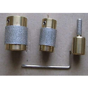 Stained Glass Grinder Head Bit 3 Sizes Quality Brass Core