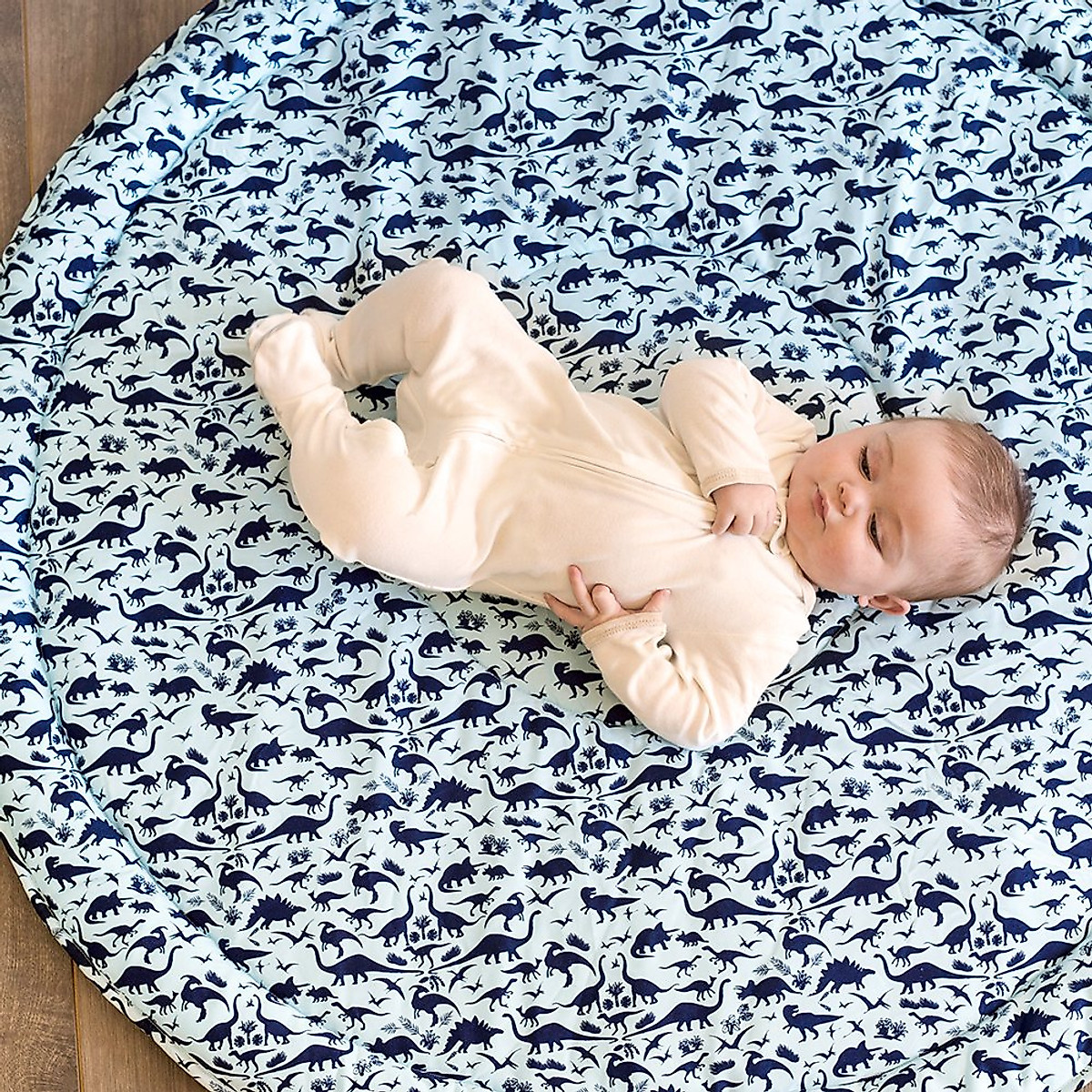 Bebe au Lait Round Play Mat - Dinomite