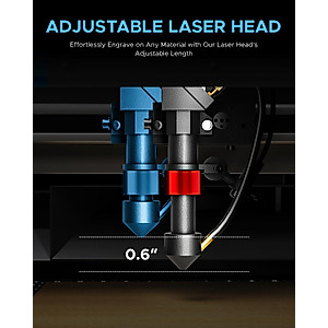 OMTech K40+ 40W CO2 Laser Engraver, 12" x8" Desktop Laser Cutter & Engraving Machine for Home Use, LightBurn Compatible LightBurn & LaserGRBL Compatible Laser Head Air Assist Water Pump