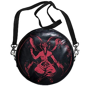 kreepsville 666 Baphomet Wristlet Purse Black