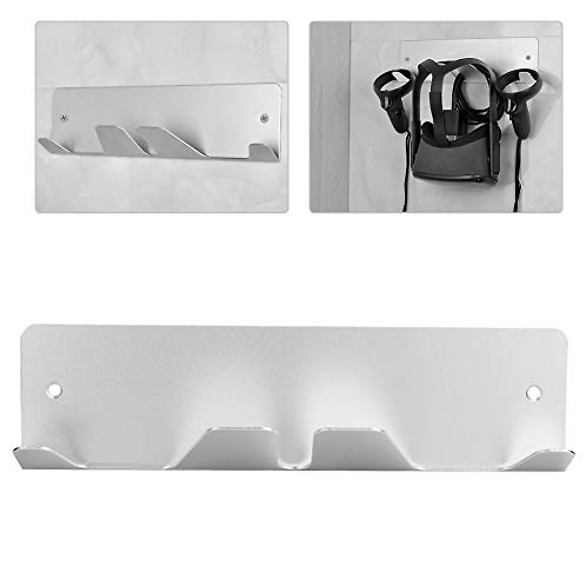 VR Stand, Practical VR Wall Mount Stand Easy to Install Metal Saving Space Exquisite Workmanship for Oculus Rift S