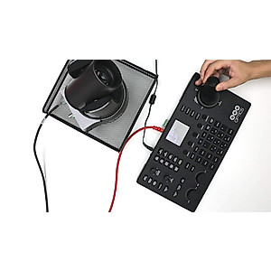 PTZOptics 30X-SDI Live Streaming Broadcast Camera, Gray+ PTZOptics Superjoy IP & Serial PTZ Joystick Controller+ Wall Mount