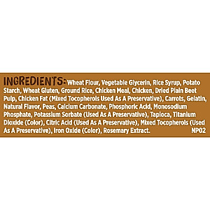 Rachael Ray Nutrish Soup Bones Dog Treats, Chicken & Veggies Flavor, 6 Bones