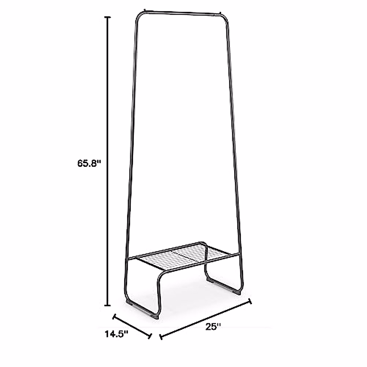 Whitmor Garment Rack with Shelf