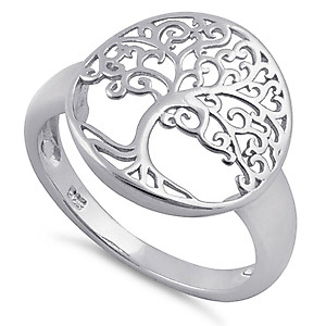 Sterling Silver Tree of Life Ring (7)