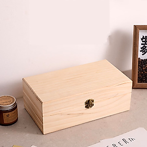 QRZLP Wooden Essential Oil Box, ssential Oils Storage Container Holds 25 Bottles Size 5-15 mL Aromatherapy Holder Carrying Case for Makeup Nail Polish Perfume.