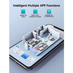HONITURE Robot Vacuum and Mop Combo, Self Emptying Robotic Vacuum with Lidar Navigation, Smart App Mapping, 3500Pa Suction, Ideal for Pet Hair Carpet Hard Floor,Q6 SE
