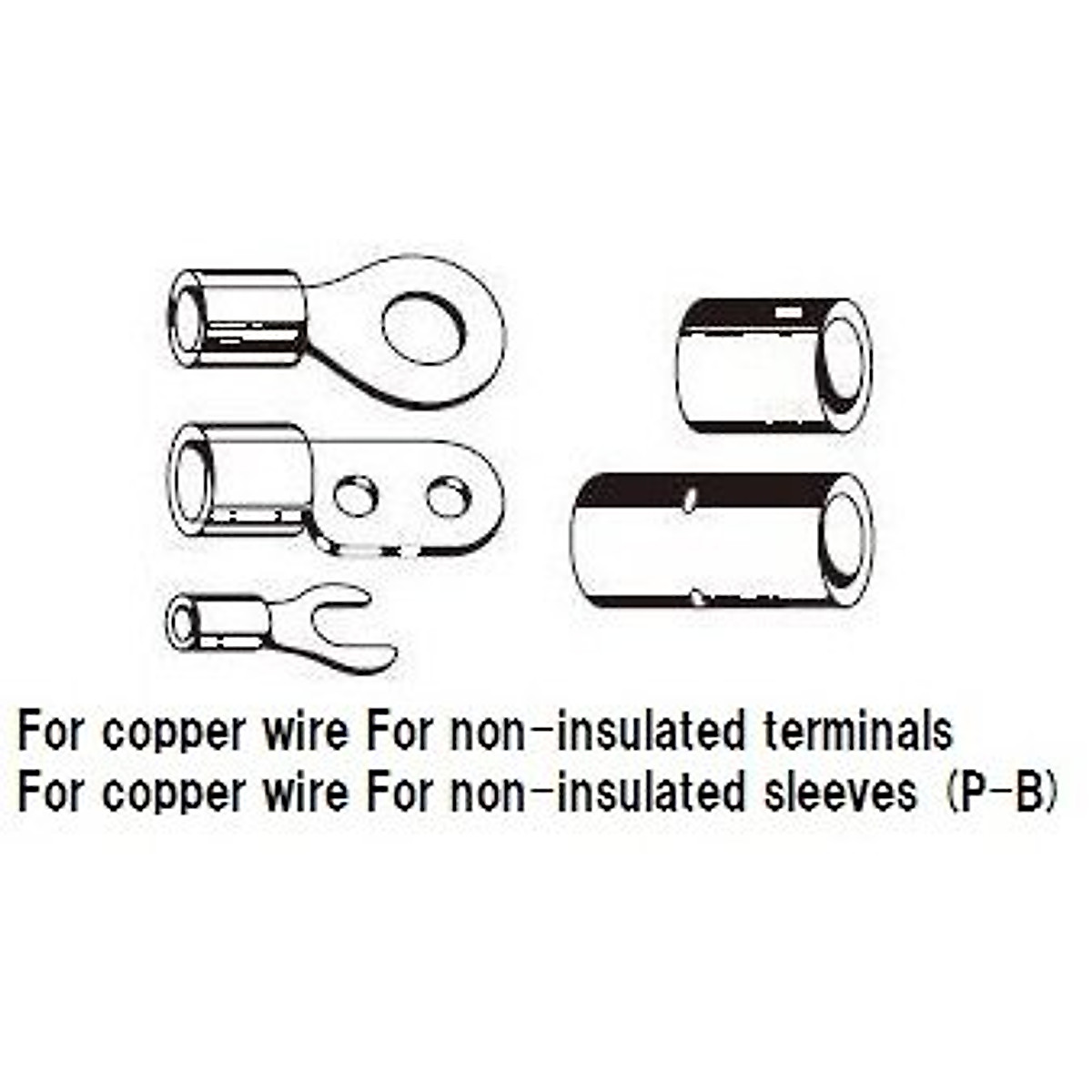 LOBSTER AK15A Professional Wire Terminals Connectors Ratcheting Crimper Eay Grip (SQ) : 1.25, 2, 5.5, 8m㎡ Made in Japan
