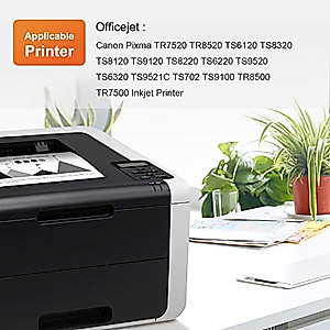 TESEN Compatible Ink Cartridge Replacement for Canon 280XXL PGI-280XXL PGI 280 XXL Black Ink Cartridge Use with PIXMA TR7520 TR8520 TS6120 TS6220 TS8120 TS8220 TS9120 TS9520 TS9521C Printer, 3 Pack