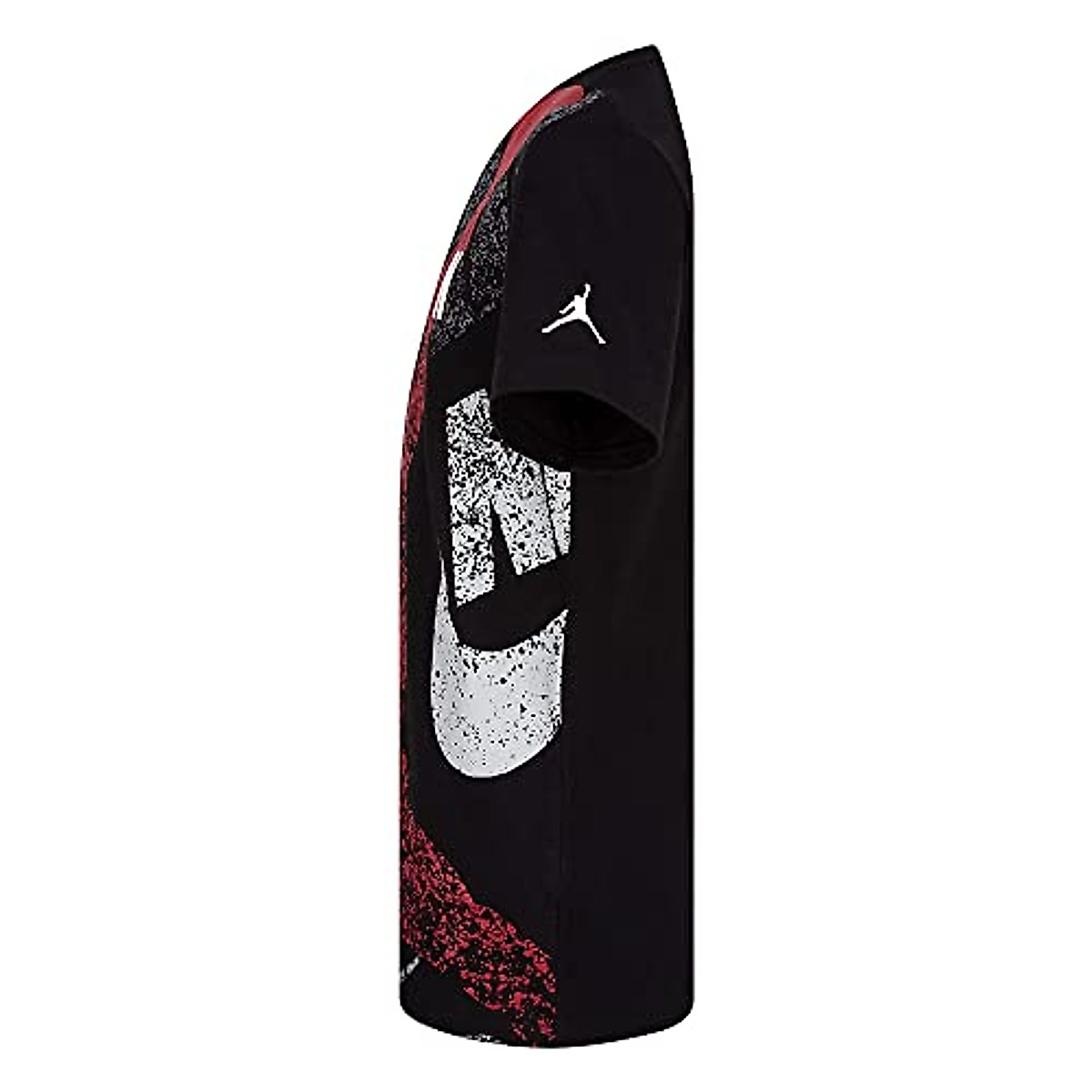 Jordan Boy's JM Distress Tee (Big Kids) Black MD (10-12 Big Kid)