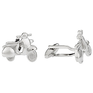 Cuff-Daddy Vespa Style Scooter Cufflinks with Presentation Box
