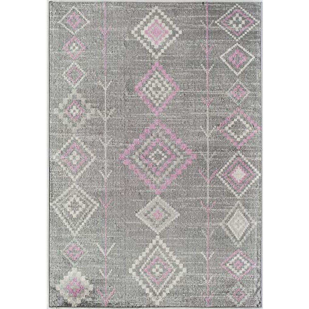 CosmoLiving by Cosmopolitan BR15E Native Blush Moroccan Tribal Area Rug 8'9" x 12'