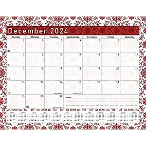 2023-2024 Calendar 16 Months Student Calendar/Planner for 3-Ring Binder, Desk, or Wall -v014