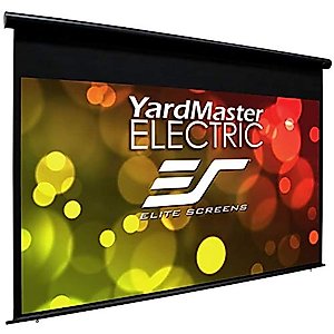 Elite Screens Yard Master Electric 165" Outdoor Motorized Projector Screen 16:9, Rain Water Protection Wireless Remote Control 8K 4K Ultra HD 3D Movie Theater Automatic Projection | OMS165H-ELECTRIC