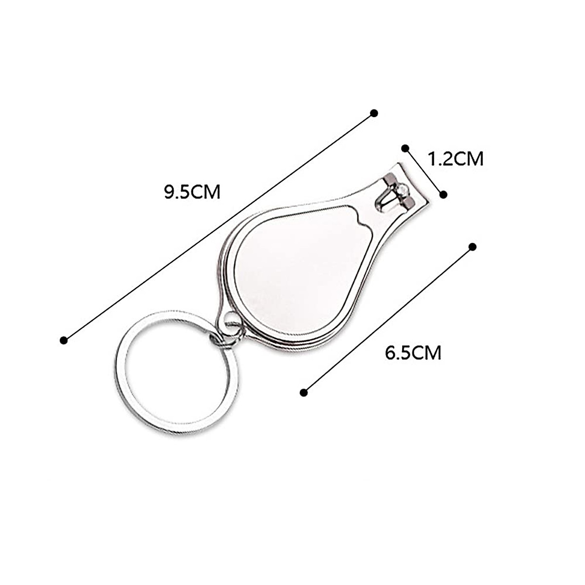 60pcs Personalized Custom Nail Clipper Bottle Opener Keychain Engraved Any Text/Logo Wedding Favors, Brewery, Bar, Anniversaries, Party, Restaurant, Manicure, Guests, Travel