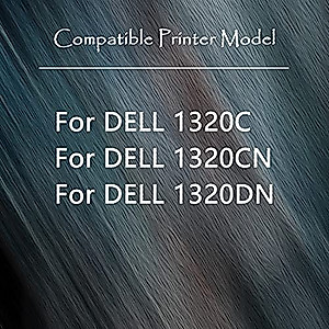 (6 Pack) TG Imaging Replacement for Dell 1320C Toner Cartridge 1320 3B/C/Y/M Color Set Worked with Dell 1320 1320C 1320CN Toner Printer