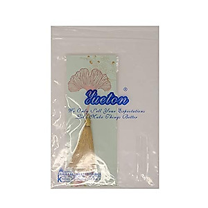 yueton Metal Leaf Tassel Bookmarks Ginkgo Leaf Bookmarkers Rose Gold Plated Brass Page Marker for Book Lovers