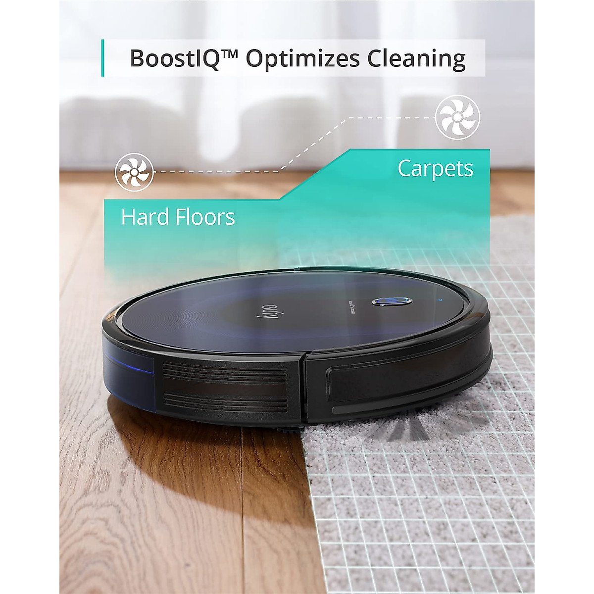 eufy by Anker, BoostIQ RoboVac 15C MAX, Wi-Fi Connected Robot Vacuum Cleaner, Super-Thin, 2000Pa Suction, Quiet, Self-Charging Robotic Vacuum Cleaner, Cleans Hard Floors to Medium-Pile Carpets