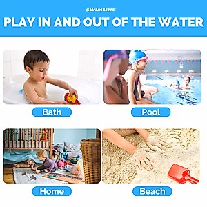 SWIMLINE Titanic Themed Dive Toy Sinking Ship Hidden Treasure Combo Pack Catch And Retrieval Cruise Ship Game For Swimming Pool & Bath Tub For Kids Multi Color Rings Underwater Dive Practice Education