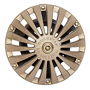 Guardian Drain Lock Dome-D-Lock Commercial Floor Sink Locking Dome Strainer For Restaurants, Hotels, Kitchens, Managers To Prevent Clogs and Pipe Damage 3 Inch