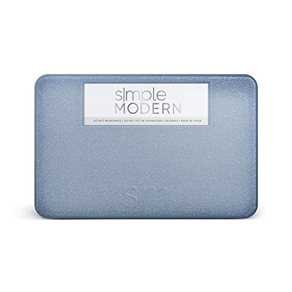 Simple Modern Ice Pack for Lunch Box | Reusable Freezer Safe Icepack for Bento Box, Cooler, Lunch Bags | 2 Pack | Clear