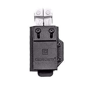 Kydex Multitool Sheath for LEATHERMAN Bond - Made in USA - Multi Tool Sheath Holder Cover Belt Pocket Holster - Multi-tool not included (Black)