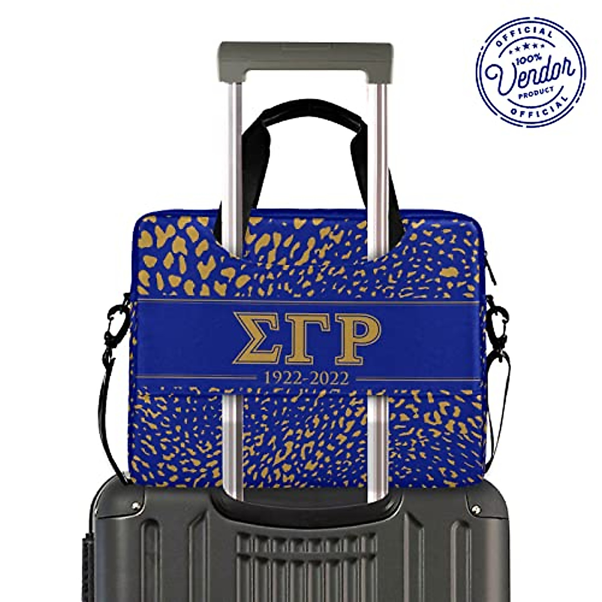 BBGreek Sigma Gamma Rho Official Vendor - Laptop Bag or Tablet Case - 1922 - Greek Letters - SGRho - Sorority Paraphernalia