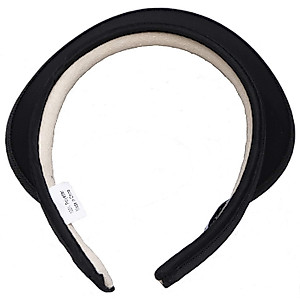 Glove It Women's Solid Visor, Black, Standard