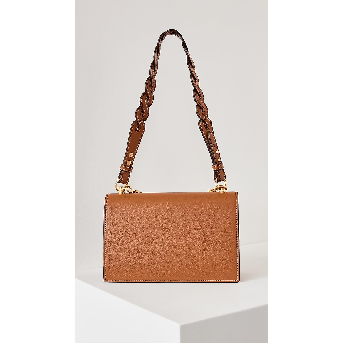 Tory Burch Women's Miller Flap Shoulder Bag, Light Umber, Tan, One Size