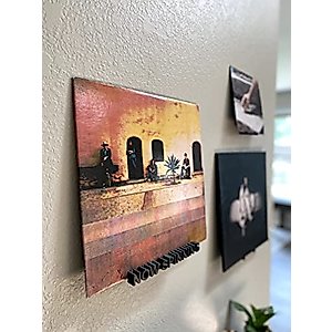 Now Spinning Wall Mount Vinyl Record Display/Shelf | Display Your Albums Without Wall Damage, Perfect for Office, Home, Dorms, and Apartments (Now Spinning + 2 Mounts, White)
