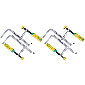 MICROJIG Matchfit DVC-538K2_K2 Dovetail Clamps Set With Soft-Grip Handle, 2-Piece, 2-Pack