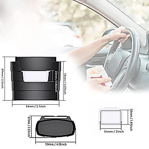 LRQSM Ultra-Durable French Fry Holder for Car – Sauce Combo Pack – Universal Burger Beverage Fast Food & More – Easy to use