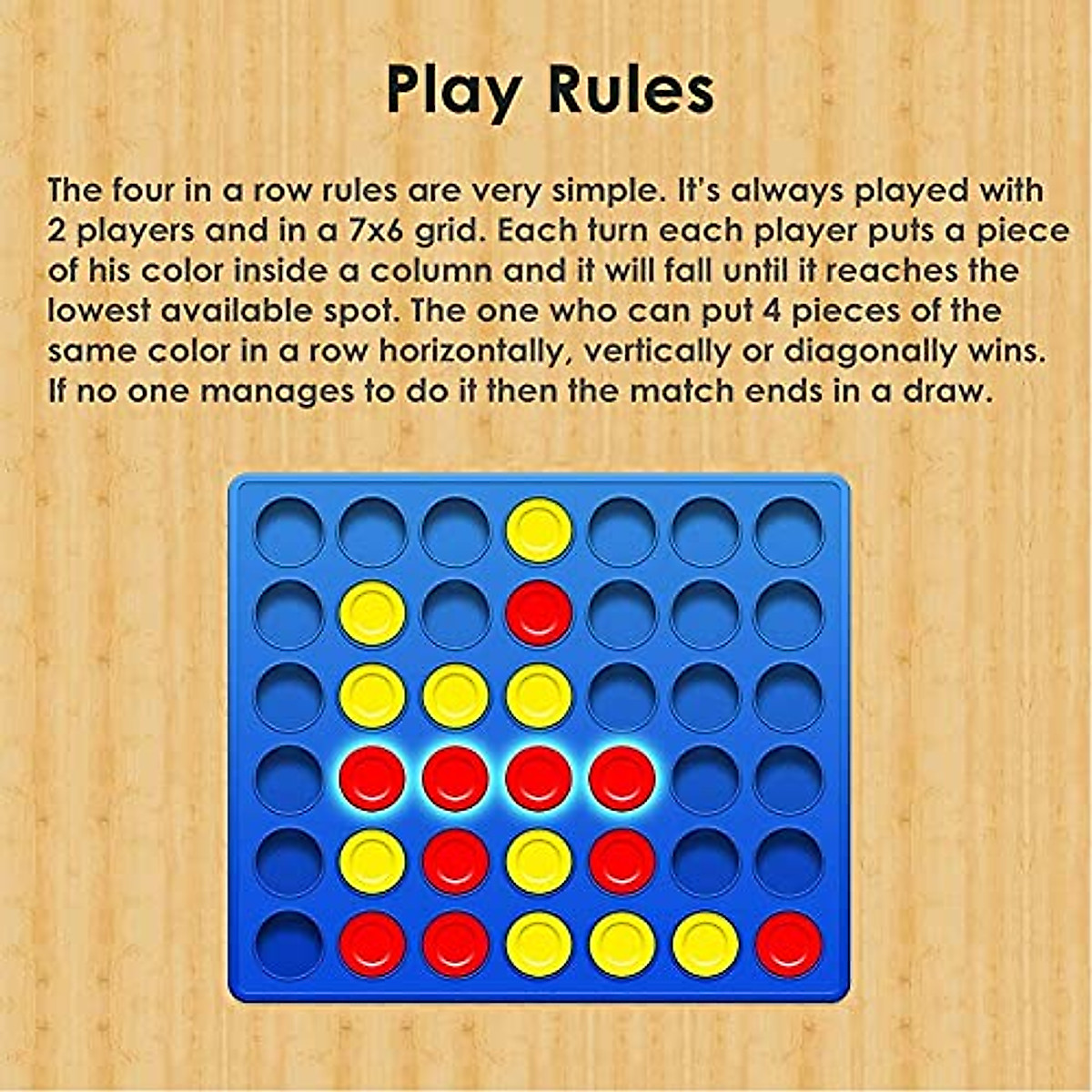 Pup Go 4 in a Row Game - 6 Spare Discs Included, Board Games Toys for Boys, Classic Four in a Row and Family Fun Games for Ages 3 4 5 6 7 8 12 Year Old Kids Children Adults (Green)